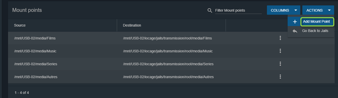 Freenas - Configurer le Jail Transmission - Petitsurfeur.net
